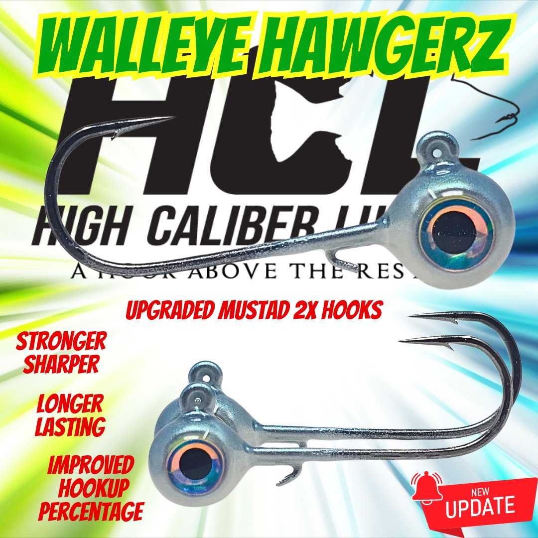 Walleye Hawgerz HD Jigs — High Caliber Lures