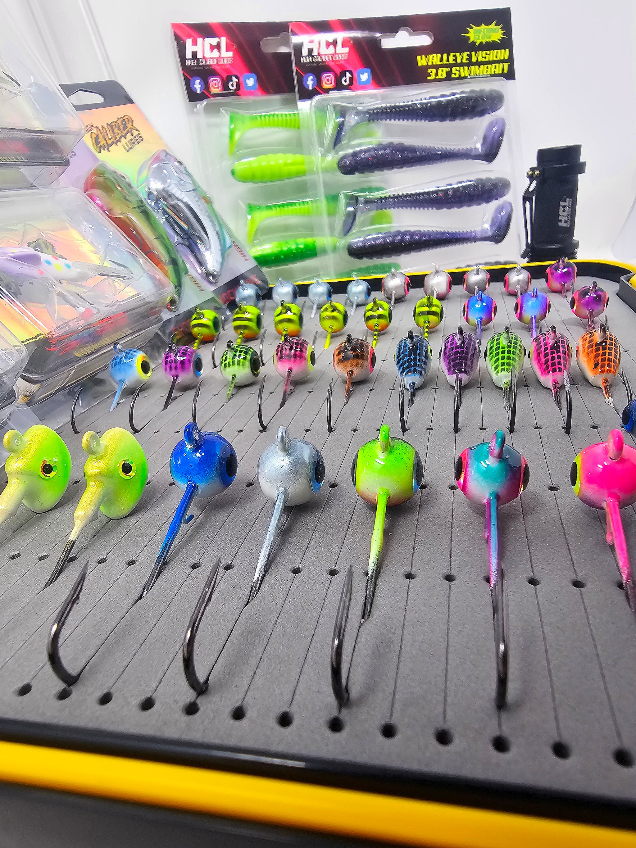 Tackle Boxes & Loaded Walleye Jig Cases — High Caliber Lures