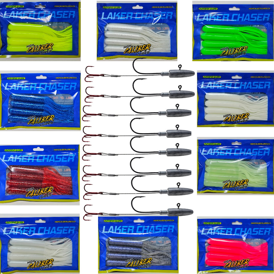 Lake Trout Tube Jigs — High Caliber Lures