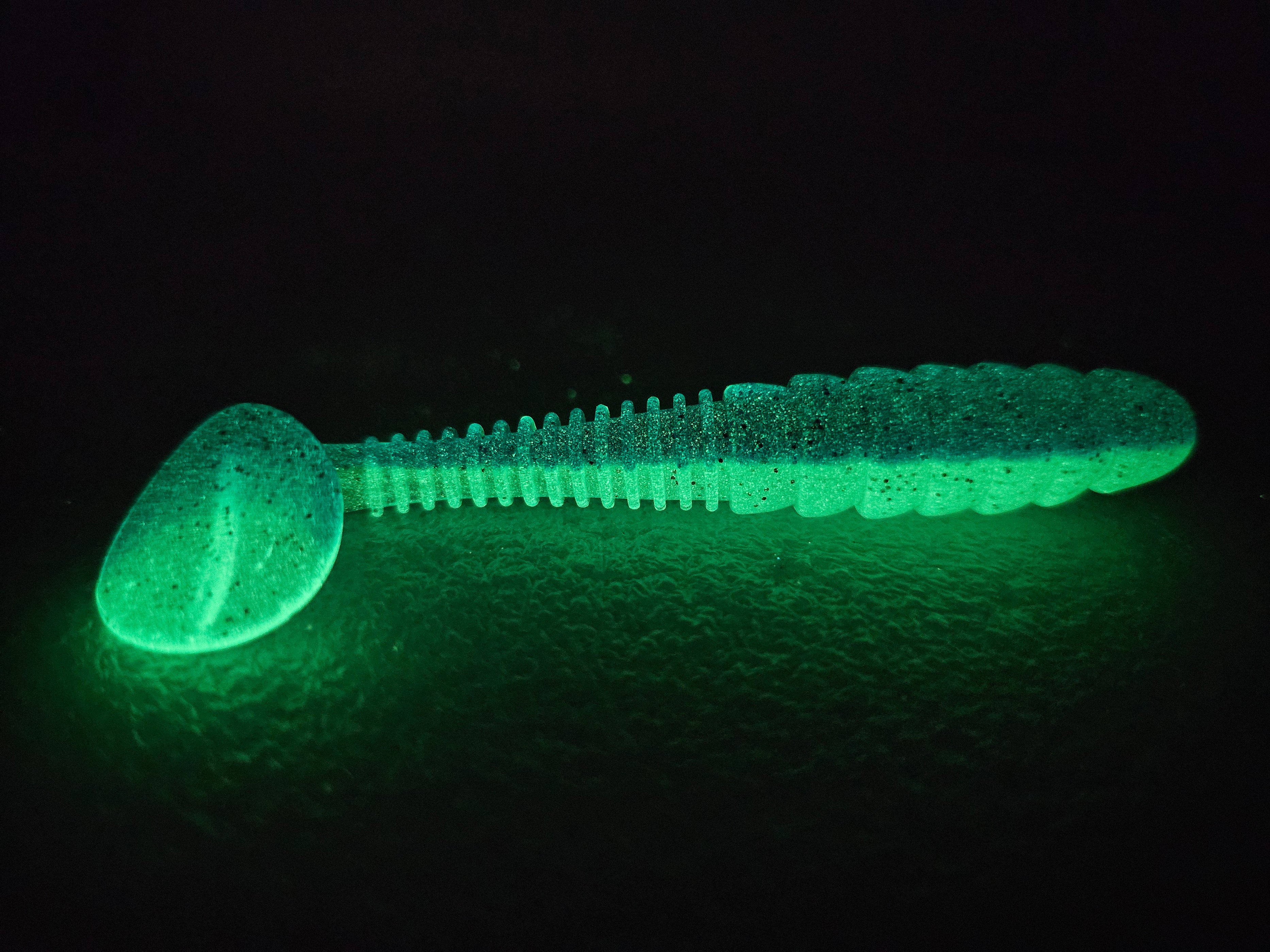 Walleye Vision Glow 3.8" Swimbait - 5 Pack — High Caliber Lures