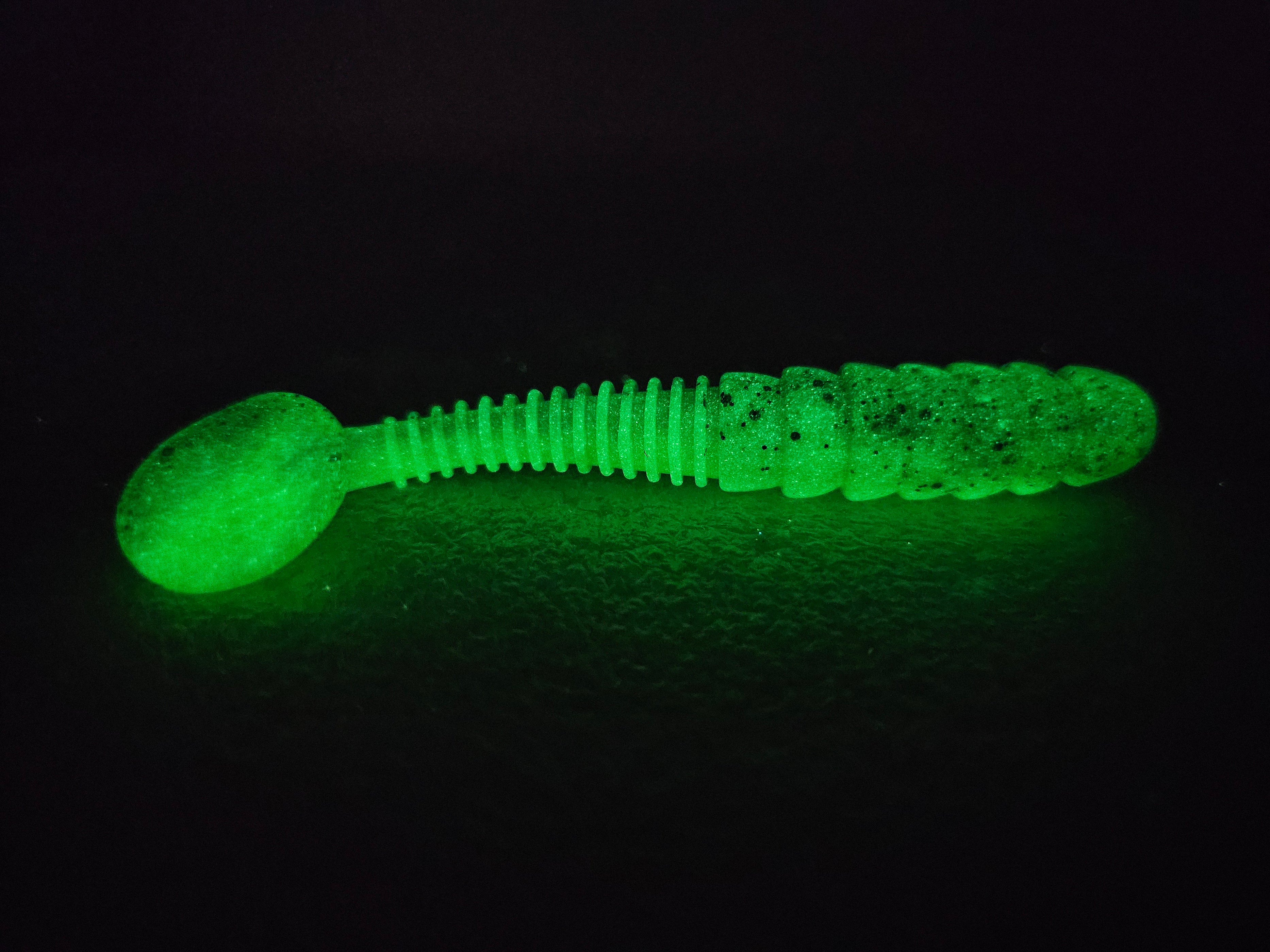 Walleye Vision Glow 3.8" Swimbait - 5 Pack — High Caliber Lures