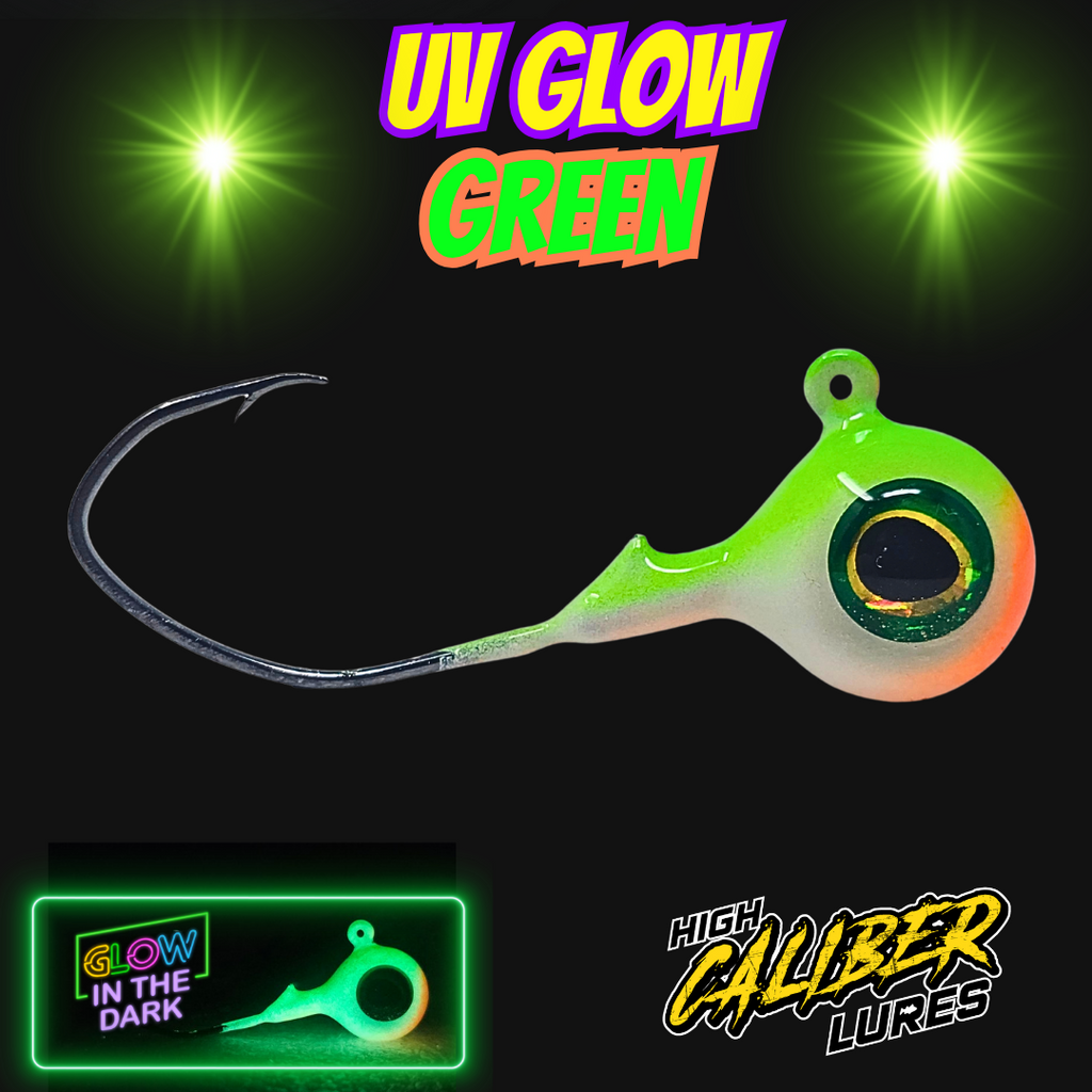 Glow Jigs & Lures — High Caliber Lures
