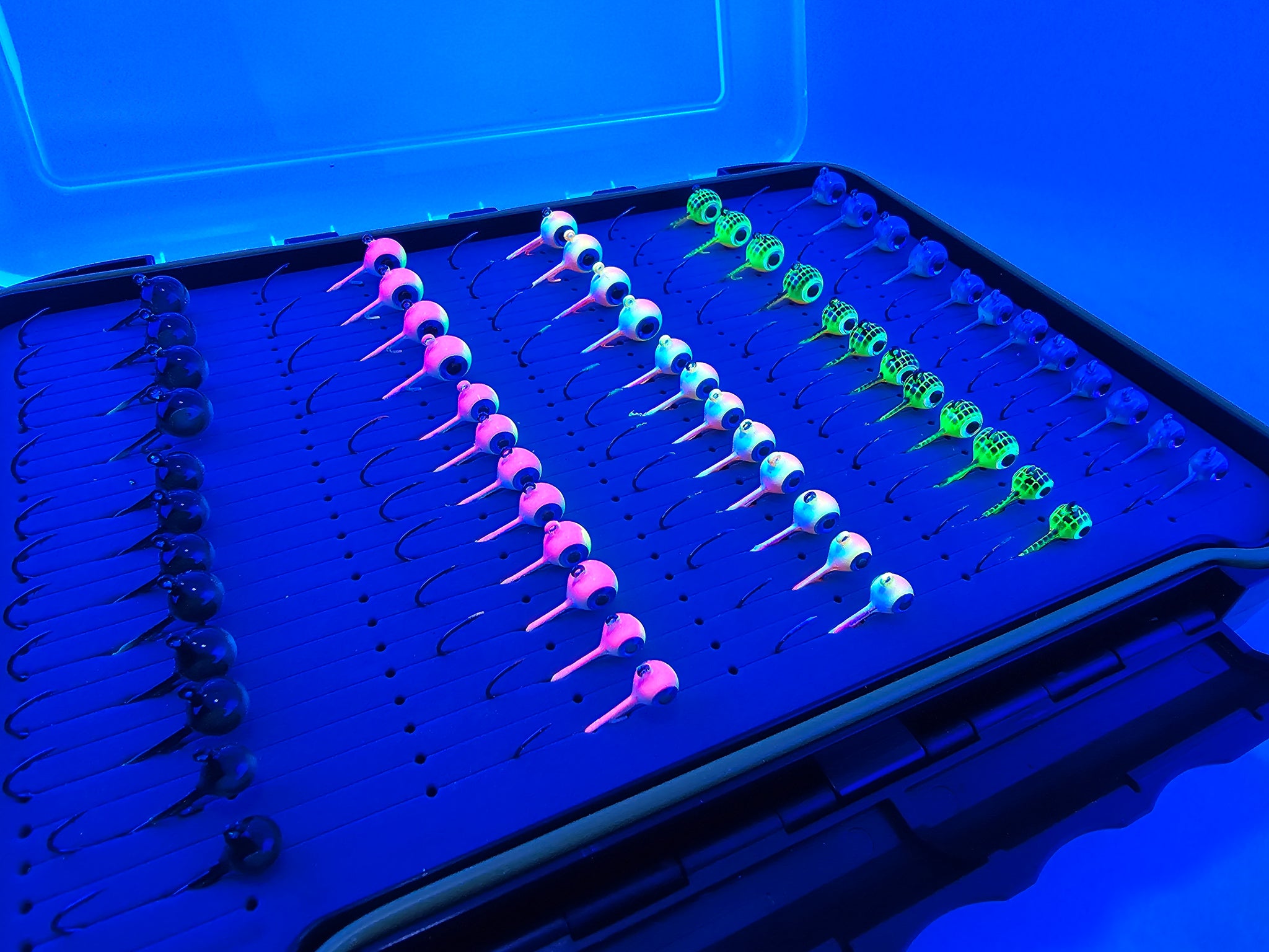 Glow Jigs & Lures — High Caliber Lures