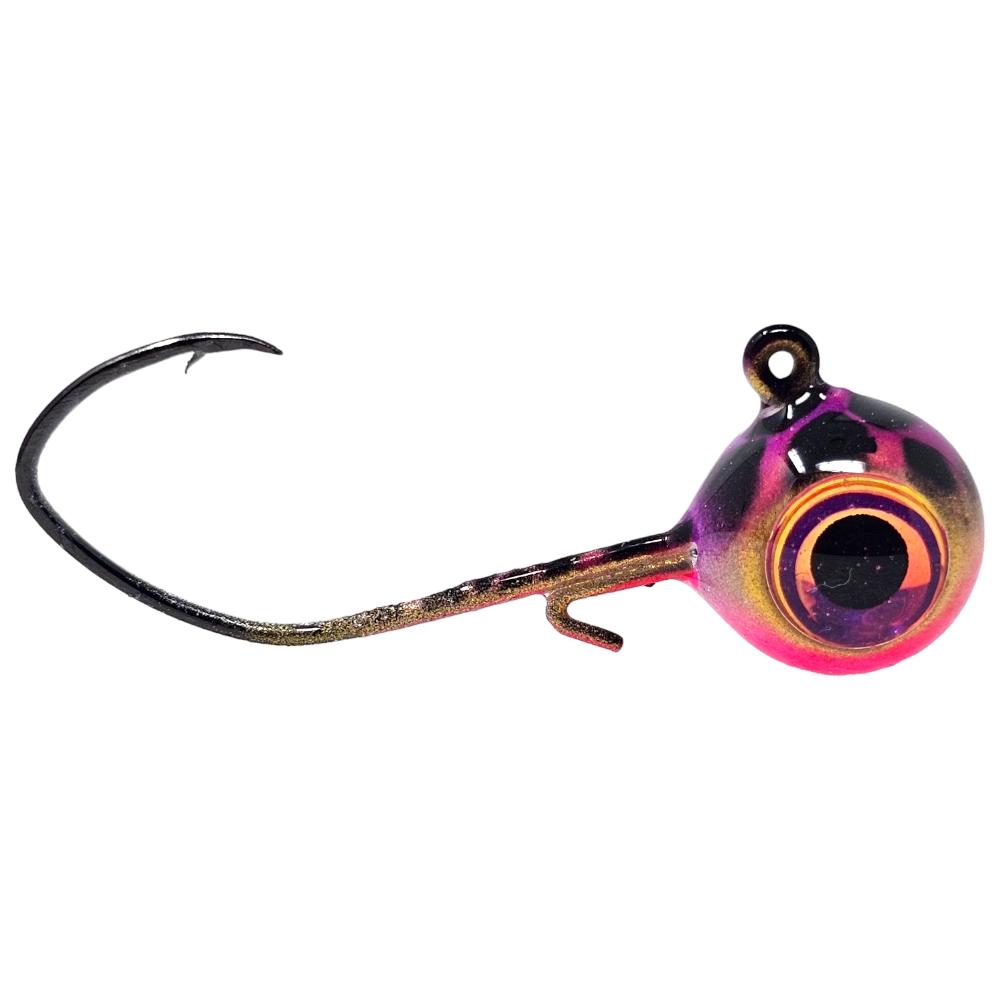 Walleye Crusher Jig – 2 Pack | Teardrop & Omega | High Caliber Lures