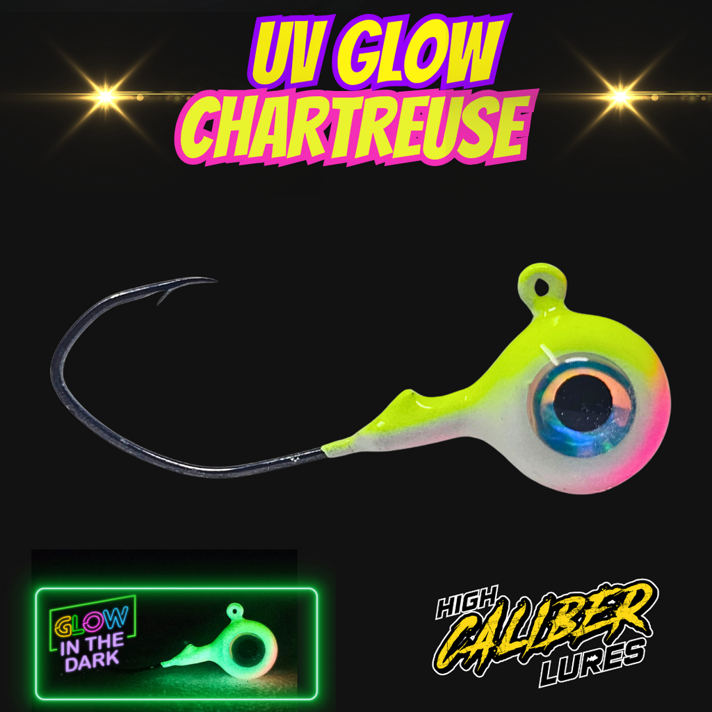 Glow Jigs & Lures — High Caliber Lures
