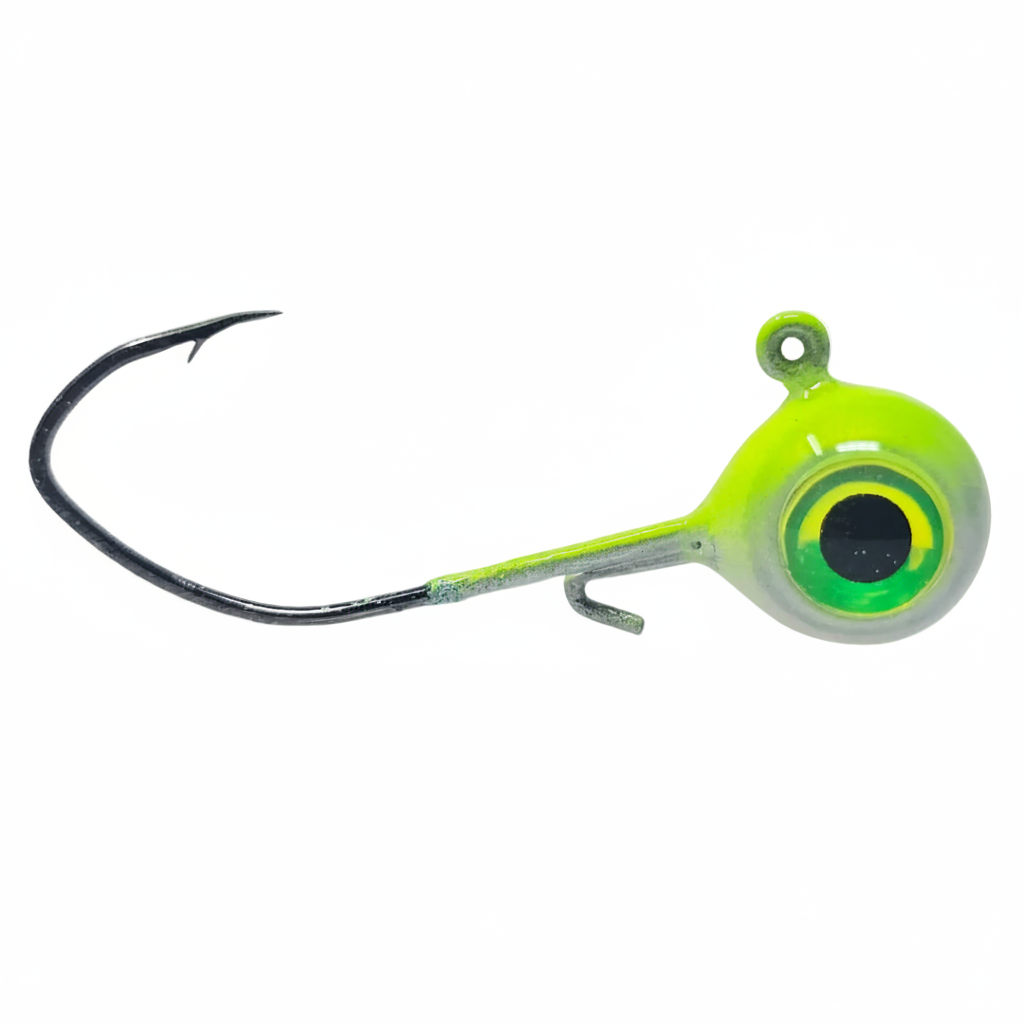 Silver Chartreuse - Best Walleye Jig - 2 Pack — High Caliber Lures