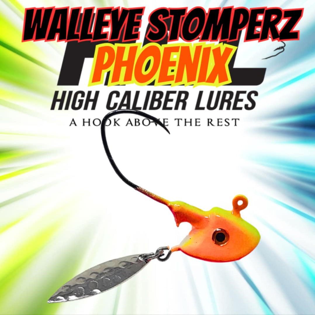 💥New!!!💥 Walleye Stompers Phoenix UV - 2 Pack — High Caliber Lures