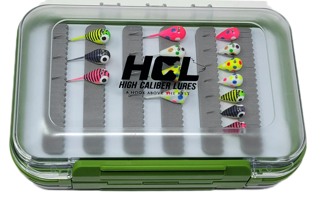Tackle Boxes & Loaded Walleye Jig Cases — High Caliber Lures