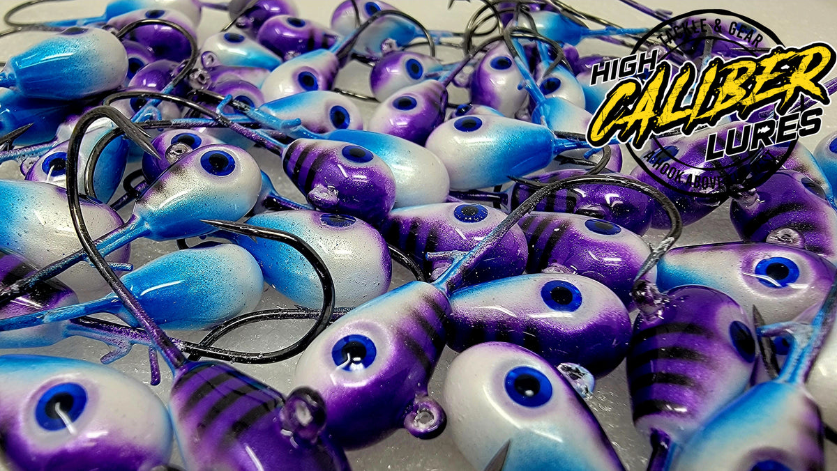 Purple Pearl Perch - 2 Pack — High Caliber Lures